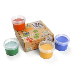 Neogr&uuml;n Fingerfarben 4er-Set Grundfarben