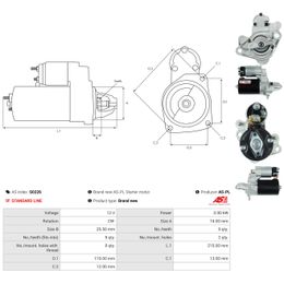AS-PL Starter s0226 f&uuml;r BMW ROVER