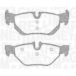MAGNETI MARELLI Bremsbelagsatz, Scheibenbremse 363916060624 f&uuml;r BMW