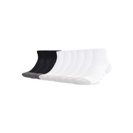 Kurzsocken adidas originals "Socken Essentials Climacool Quarter Socken 9P 9er Pack", Herren, Gr. 40-42, bunt (2xwei&szlig;, schwarz), Obermaterial: 61% Polyester PES. 35% Baumwolle CO. 3% Elasthan EL. 1% Polyamid PA., Socken