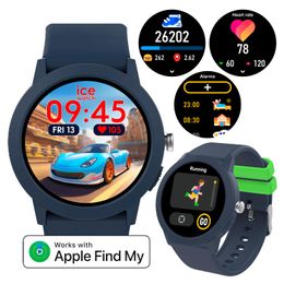 Ice Watch Smartwatch ICE-WATCH, blau, blau, Smartwatches, Kinder, Smartwatch, Armbanduhr, Kinderuhr, Silikonarmband, Bluetooth, digital
