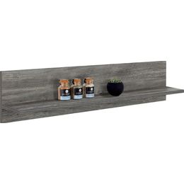 Ablageregal KOCHSTATION "KS-Virginia", braun (eiche vintage), B:110cm H:24cm T:18cm, Holzwerkstoff, Regale, 110 cm breit