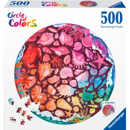 Puzzle Ravensburger "Seashells", bunt, Puzzles, Kinder&Oslash;:52cm, Pappe, Motiv, Made in Europe, &Oslash;:52cm