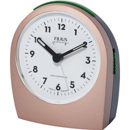 Funkwecker FILIUS zeitdesign "0545-18", rosa (ros&eacute;goldfarben, grau), Wecker, Funkwecker