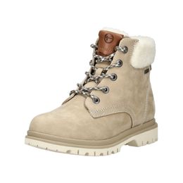 Schn&uuml;rstiefelette Tamaris "Tamaris Stiefelette Leder/Textil", Damen, Gr. 37, antelope, Leder, Textil, Schuhe Schn&uuml;rstiefelette