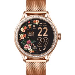 Ice Watch Smartwatch ICE-WATCH, ros&eacute;goldfarben, ros&eacute;goldfarben, Smartwatches, Damen, Smartwatch, Armbanduhr, Damenuhr, Edelstahlarmband, Bluetooth, digital