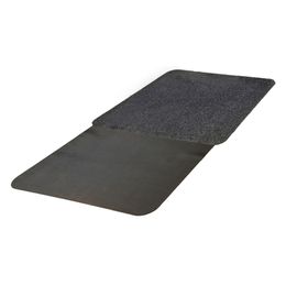 Teppich "Kleen-Car Set Premium(2-teilig)", grau, B:90cm H:10mm L:100cm, Polyethylenterephthalat (PET), wash+dry by Kleen-Tex, Teppiche, Teppich