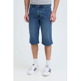 Bermudas Blend "BHZinor", Herren, Gr. L, US-Gr&ouml;&szlig;en, denim middle blau, Denim/Jeans, 68% Baumwolle, 27% Polyester, 3% Viskose, 2% Elasthan, unifarben, normal kniebedeckend, Hosen Bermudas, Klassische Jeans Caprihose im 5-Pocket-Stil