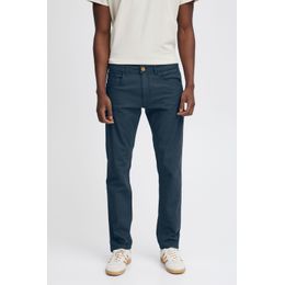 Stoffhose Blend "BHEdford", Herren, Gr. 36, L&auml;nge 34, blau (marineblaus), Web, 98% Baumwolle, 2% Elasthan, unifarben, regular fit lang, Hosen Stoffhose, Stoffhose mit normalem Bund und schmalem Beinen - Slim Fit