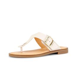 Zehentrenner Gabor "Zehentrenner", Damen, Gr. 37,5, beige, Schuhe Zehentrenner