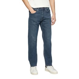 5-Pocket-Jeans s.Oliver, Herren, Gr. 32, L&auml;nge 32, blau (jeans blau32), Denim/Jeans, Obermaterial: 62% Baumwolle, 36% Polyester, 2% Elasthan, Jeans 5-Pocket-Jeans, im Tapered Fit