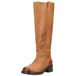 Stiefel Steve Madden "Steve Madden Stiefel Leder", Damen, Gr. 39, tan, Leder, Schuhe Stiefel
