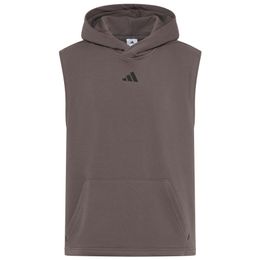 Sweatshirt adidas Performance "PRIMELIFT WORKOUT HOODIE, &Auml;RMELLOS", Herren, Gr. XL, charcoal, Obermaterial: 70% Baumwolle, 30% Polyester, normal, Rundhals, angesetztes B&uuml;ndchen, Sweatshirts Sweatshirt