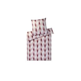 JOOP! Mako-Satin Bettw&auml;sche Mesh &brvbar; rosa/pink &brvbar; Ma&szlig;e (cm): B: 135 &raquo; H&ouml;ffner