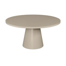 Love it Esstisch mit Glastischplatte Reflection &brvbar; creme &brvbar; Ma&szlig;e (cm): H: 76 &Oslash;: 150 &raquo; H&ouml;ffner