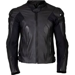 Claw Kenzo, Leder-/Textiljacke perforiert