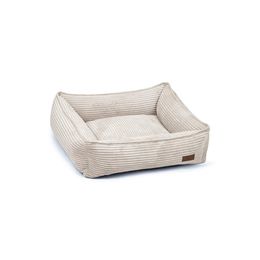 Designed by Lotte Hundebett Cord Ribbed hellgrau 65x60x20cm
