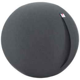 Stylife Sitzball, Dunkelgrau, Textil, F&uuml;llung: Luftkern, Oeko-Tex&reg; Standard 100, Wohnzimmer, Hocker, Sitzs&auml;cke