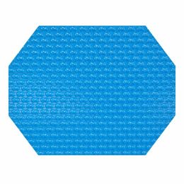 Solarplane f&uuml;r Achteck- Holzbecken 500 &mu;m darkblue GeoBubble 500 x 300 cm