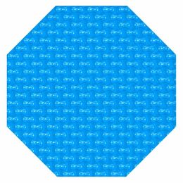 Solarplane f&uuml;r Achteckbecken 500 &mu;m darkblue GeoBubble 640 x 400 cm (Fertigungsma&szlig;: 601 x 350 cm)