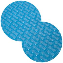Solarplane f&uuml;r Achtformbecken 400 &mu;m Light Blue Geobubble 725 x 460 cm