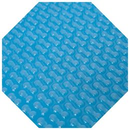 Solarplane Achteck f&uuml;r runde Holzpools 400 &mu;m Light Blue Geobubble 530 cm (Fertigungsma&szlig;: 434 cm)