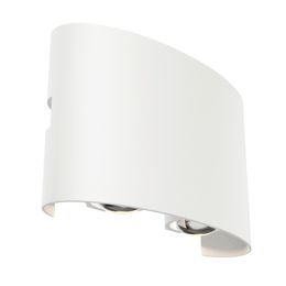 Maytoni Au&szlig;enwandleuchte Strato Wei&szlig; max. 4 Watt Wandlampe