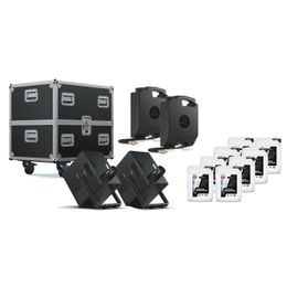 MAGIC FX ECO2JET SET - 2x spezielle Nebelmaschine f&uuml;r CO2-&auml;hnliche Effekte + Case + Zubeh&ouml;r + 8x Outdoor Fluid