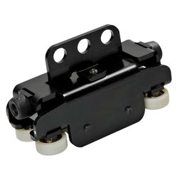 Wentex Eurotrack - Heavy Duty (HD) Runner, schwarz, 4x4 Rollen