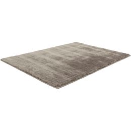 Hochflor-Teppich Obsession "My Curacao 490", grau (taupe), B:200cm H:35mm L:290cm, Mikropolyester, Teppiche, Uni-Farben, sehr weicher Kuschelflor, handgetuftet