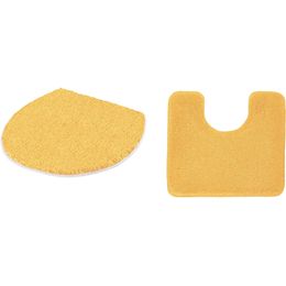 Badematte Kleine Wolke "RELAX", mimose, H:30mm, Polyacryl, Badematten, Badematte, Badteppich, meliert, rechteckig, rund & als Set erh&auml;ltlich