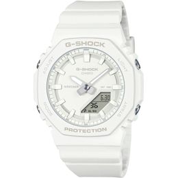 Chronograph Casio G-SHOCK, wei&szlig; (wei&szlig;, wei&szlig;), Armbanduhren, Damen, Chronograph, Quarzuhr, Armbanduhr, Damenuhr, Herrenuhr, Stoppfunktion, Resinband