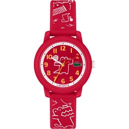 Quarzuhr Lacoste "Lacoste.12.12 KIDS", rot, Armbanduhren, Kinder, Quarzuhr, Armbanduhr, Kinderuhr, M&auml;dchen, Jungen, ideal auch als Geschenk