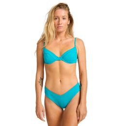 Bikini-Hose Billabong "Sol Searcher Fiji", Damen, Gr. XS, US-Gr&ouml;&szlig;en, blau (blau lagoon), Obermaterial: 86% Polyamid, 14% Elasthan;, Badehosen Bikini-Hose