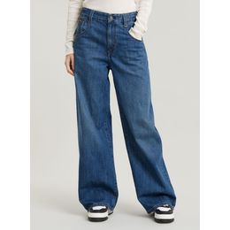 G-Star Raw 5-Pocket-Jeans G-STAR "Skater High Loose Jeans", Damen, Gr. 28, L&auml;nge 32, faded blau glacier, Obermaterial: 100% Baumwolle, Jeans 5-Pocket-Jeans