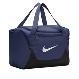Sporttasche Nike "NK BRSLA XS DUFF - X", midnight navy, schwarz, wei&szlig;, Obermaterial: 100% Polyester, Taschen Sporttasche, f&uuml;r Erwachsene, mit bel&uuml;ftetem Seitenfach, mit beschichtetem Boden