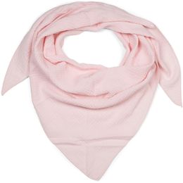Dreieckstuch styleBREAKER "Musselin Dreiecktuch Einfarbig", Damen, rosa (rose), Obermaterial: 100% Baumwolle CO., Modisch, Modet&uuml;cher