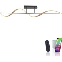 LED Deckenleuchte "Q-SWING", anthrazit, 1, 1 Stk., NEUHAUS Q SMART HOME LIGHTS, Leuchten, LED Deckenleuchte