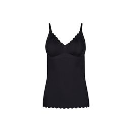 Unterhemd Skiny "Unterhemd Da. Spaghettishirt herausn. Pads Sensation 1er Pack", Damen, Gr. L, N-Gr, schwarz, Obermaterial: 56% Polyamid PA. 44% Elasthan EL., Unterhemden Unterhemd