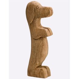 Dekofigur, beige (natur), B:8,5cm H:48,5cm T:18,5cm, Dekofiguren