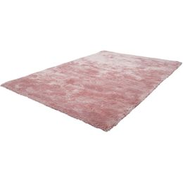 Hochflor-Teppich Obsession "My Curacao 490", pink, B:60cm H:35mm L:110cm, Mikropolyester, Teppiche, Uni-Farben, sehr weicher Kuschelflor, handgetuftet