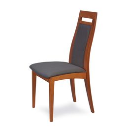 Esszimmerstuhl Home Affaire "CLIO", kirsch, ash, kirschbaum, ash, B:48cm H:101cm T:58cm, Massivholz, St&uuml;hle, Esszimmerstuhl, Stuhl mit wasserabweisender Stoff