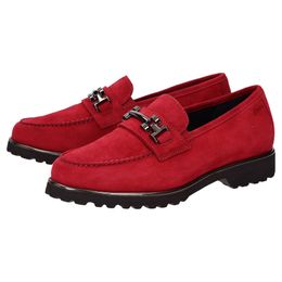 Slipper Sioux "Meredith-752-H", Damen, Gr. 39 (UK 5 1/2), rot, Obermaterial: 100% Lammveloursleder LAVL. 100% Gummi rubber., Schuhe Slipper