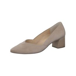Pumps Paul Green "Paul Green Pumps Leder", Damen, Gr. 36, champagne, Leder, Schuhe Pumps