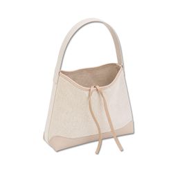 Schultertasche TONI & FRIENDS "Murnau", Damen, Gr. B/H/T: 36cm x 28cm x 13cm onesize, creme, Leinen, Taschen Schultertasche, Leinen Stoff Tasche