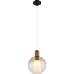 Globo LIGHTING H&auml;ngeleuchte "BARRY I", schwarz, 1 Stk., Leuchten, H&auml;ngelampe/Pendelleuchte/Esszimmer/Wohnzimmer/Esstisch, H&auml;ngeleuchte