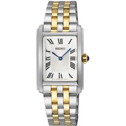 Quarzuhr Seiko, silber (silberfarben, goldfarben), Armbanduhren, Damen, Quarzuhr, Armbanduhr, Damenuhr, Edelstahlarmband