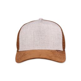 Trucker Cap Djinns "Djinns Trucker Cap HFT Suelin", Herren, Gr. onesize, sand, 60% Baumwolle, 40% Polyester, Caps