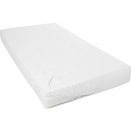 Bettlaken Primera "HANS der Frische", wei&szlig;, B:150cm L:200cm, Baumwoll-Jersey, Obermaterial: 100% Baumwolle, Bettlaken, Bettlaken, hygienefinish, saugt Mikroben wie Pilze und Schimmel auf