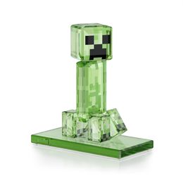 Dekofigur Swarovski "Kristallfigur Sammelfigur Minecraft Creeper", gr&uuml;n (gr&uuml;n, schwarz), Dekofiguren, Swarovski Kristall